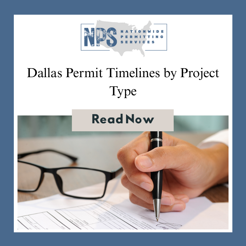 Dallas Permit Timelines by Project Type